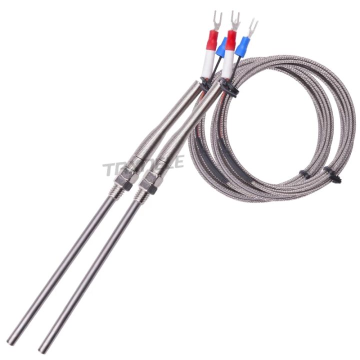 K J PT100 type Thermocouple Stainless Steel probe Thermocouple 50mm ...