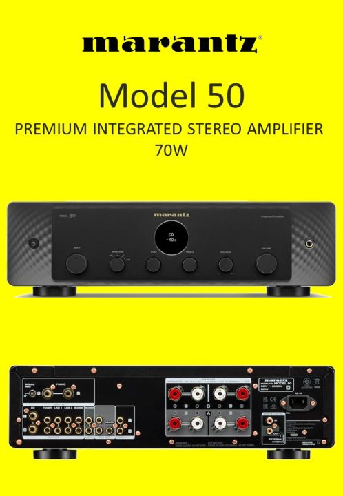 MARANTZ Model 50 (bk or silver)PREMIUM INTEGRATED STEREO AMPLIFIER ...