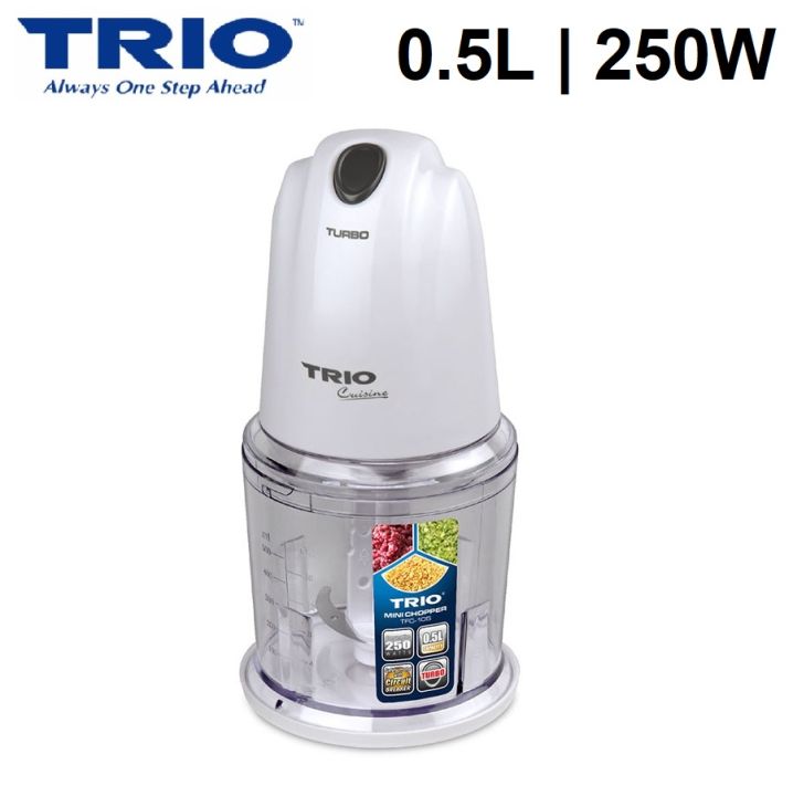 TRIO TFC-105 0.5L Mini Food Chopper (250W) | Lazada