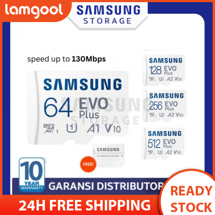 Samsung Evo Plus Micro SD Card U1 32GB 4K U3 V30 Flash Memory Card SD Memory TF Cards | Lazada ...