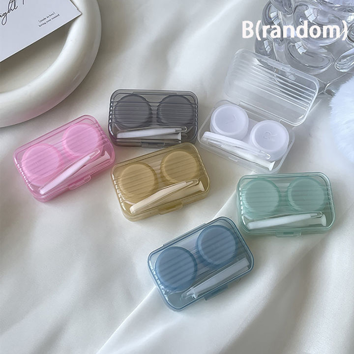 CharmingHealth Contact Lens Box Prevent Leakage Transparent Lens Cover ...