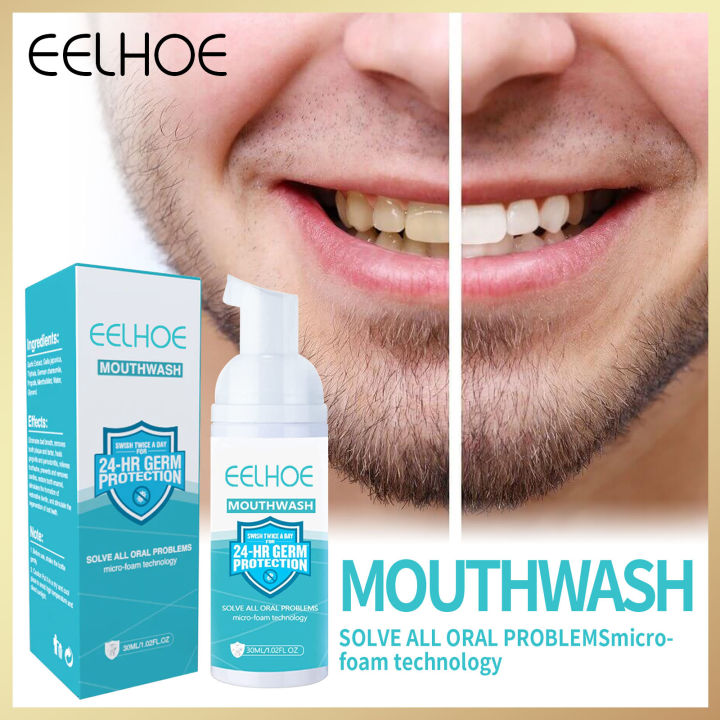 Eelhoe Tooth Cleansing Whitening Mousse Press Ultra-Fine Mousse ...