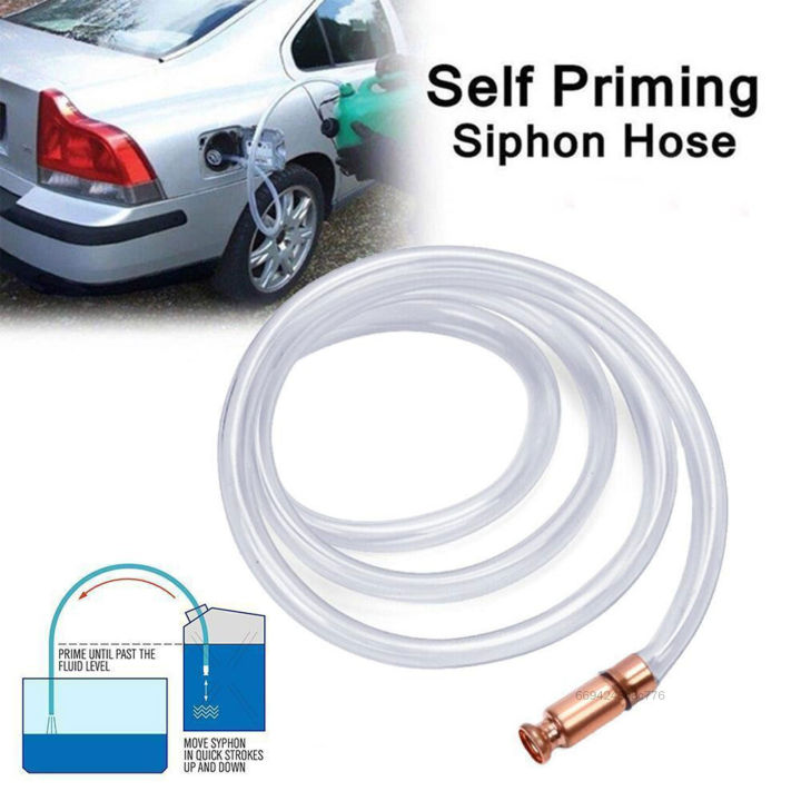 Self-Priming Siphon Pump Pipe Safety Self Priming Hose Pipe Gas Siphon ...