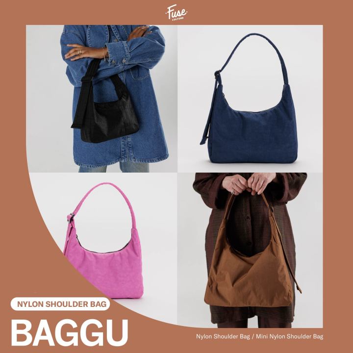 พร้อมส่ง BAGGU Mini Nylon Shoulder Bag กระเป๋าสะพายไหล่ | Lazada.co.th