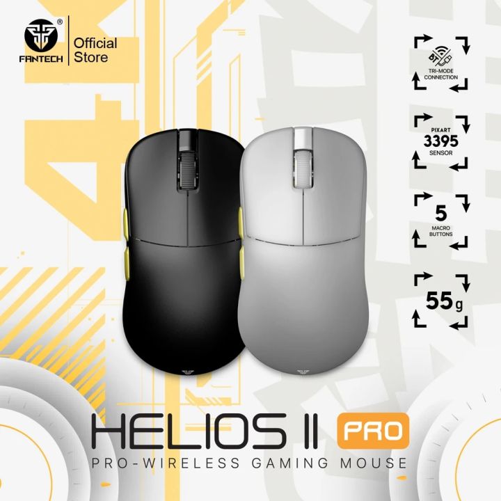 FANTECH HELIOS II PRO Xd3v3 Gaming Mouse 55G Wired And Wireless Mice ...