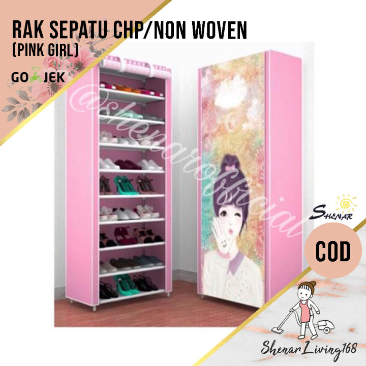 RAK SEPATU / KARTUN / KARAKTER / BERMOTIF / ANAK / RAK SUSUN, RS 10 CHP ...