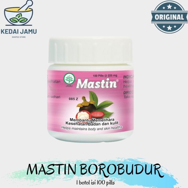 Mastin Botol 100 Pil BOROBUDUR - Memelihara Kesehatan Kulit | Lazada ...