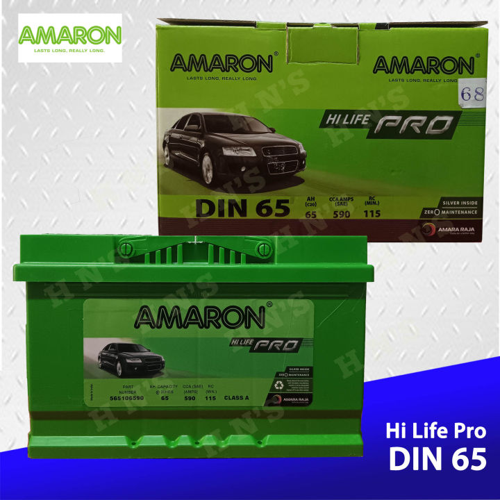 AMARON Hi life Pro DIN65 ( 565106590 ) Premium Car Battery with 24 ...