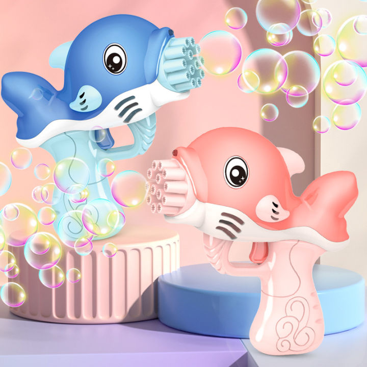 HYG bubble machine toy Electric Handheld Bubble Machine 13 Holes ...