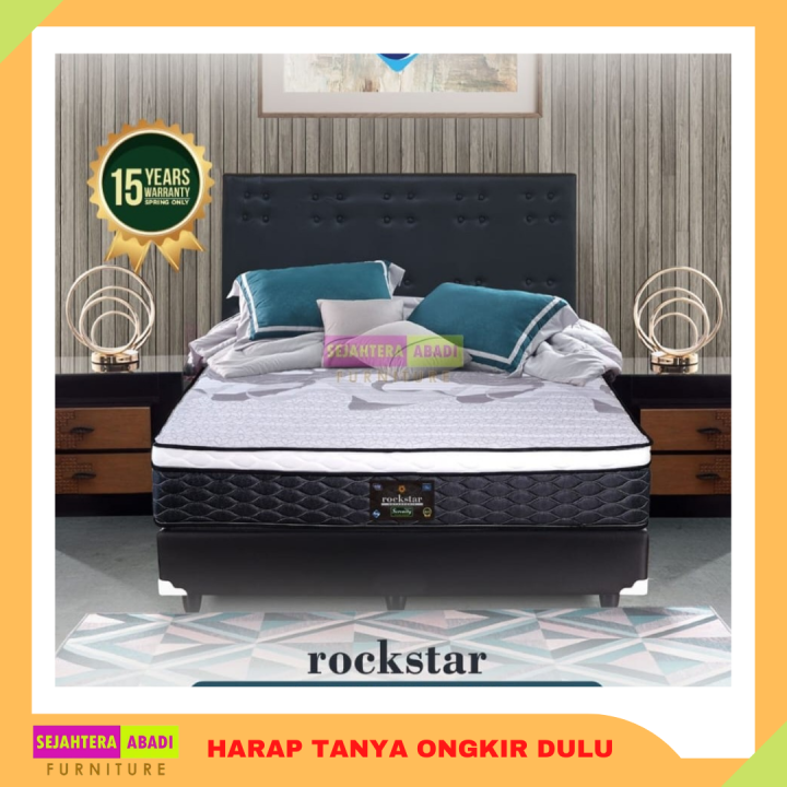 Elite springbed rockstar orthopedic serenity springbed rebonded foam ...