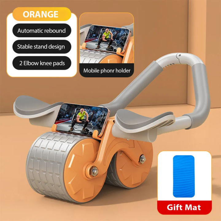 Automatic Rebound Belly Wheel Abdominal Wheels With Pad Push-up Flat ...