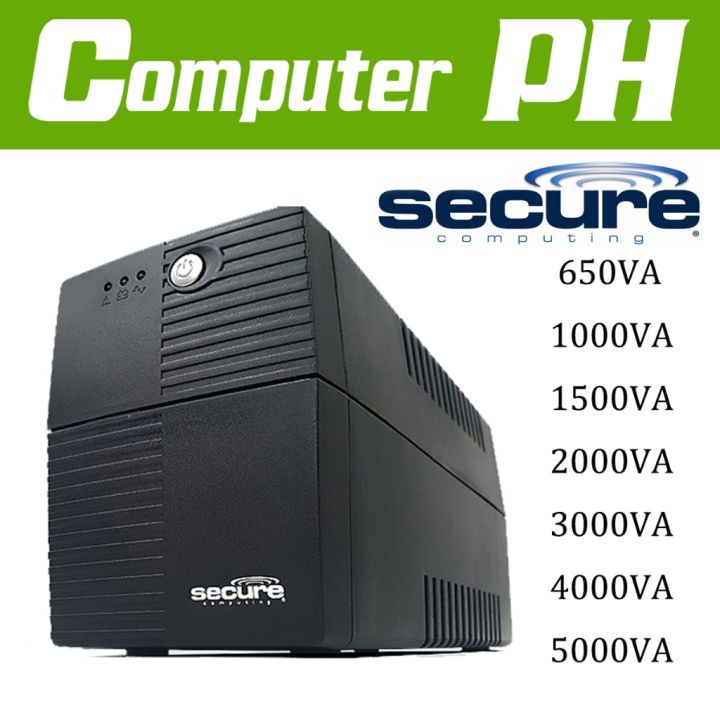 SECURE UPS 650VA/1000VA/1500VA/2000VA/3000VA/5000VA Uninterruptible ...