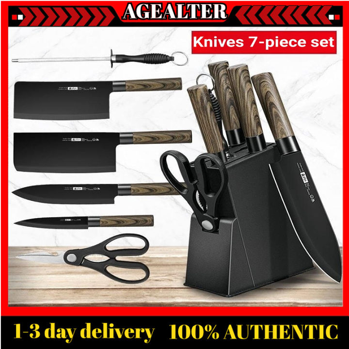 Kitchen Knife Sets 6pcs Kitchen High Quality Stainless Steel Chef Cooking Knives Tools With ...