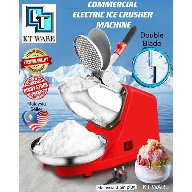 KT WARE 2 blade ice crusher machine ABC mesin ice shaver mesin ice Batu ...