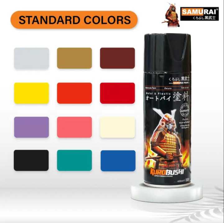 [Standard Colour] Samurai Paint Spray Paint 400ML | Lazada