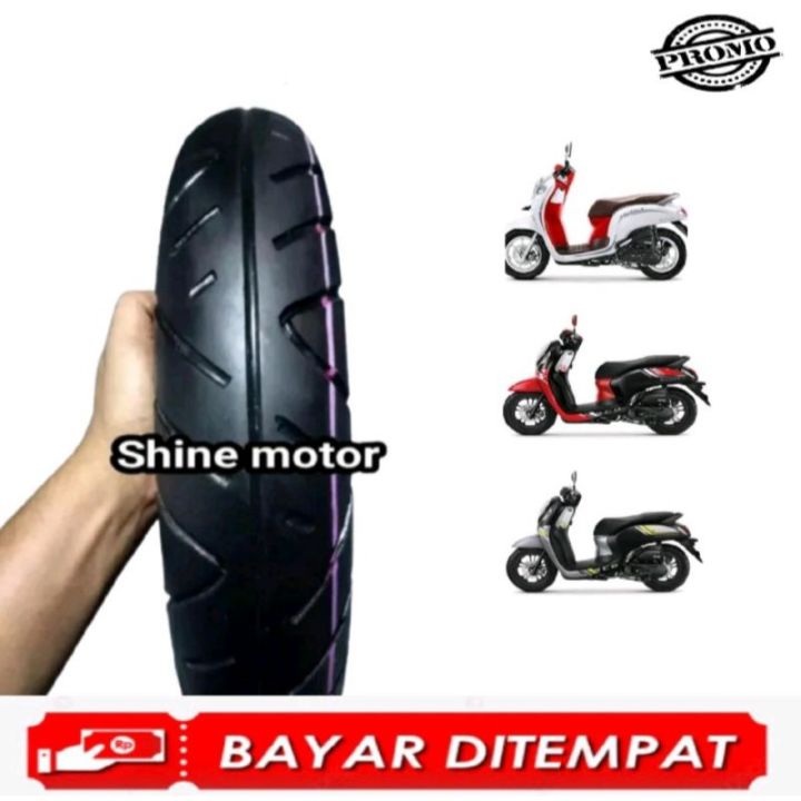 ban motor scoopy new depan 100/90-12 tubeless | Lazada Indonesia