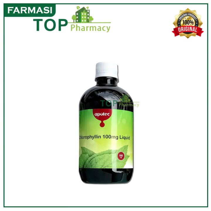 Apotec Chlorophyllin 100mg Liquid 500ml | Lazada