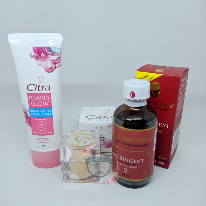 Paket 2 IN 1 Citra - Citra pearly white brightening facial foam Dan ...