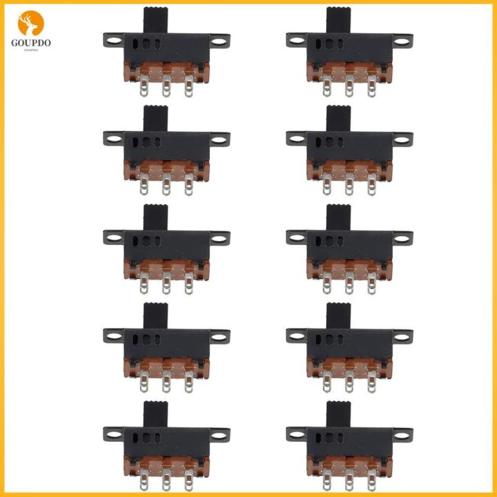 GOUPDO 10pcs Panel Mount Micro Mini Toggle Switch SS-23D32G6 6 Pin 3 ...