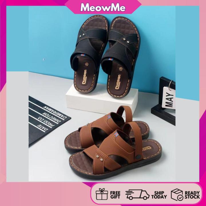 READY STOCK MeowMe Sandal Lelaki Man Sandal Man Slipper Man Footwear ...