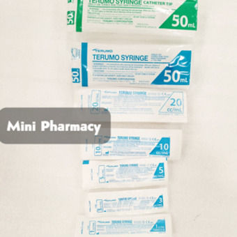 Terumo Syringe Luer Slip 1ml / 3ml / 5ml / 10ml / 20ml / 30ml / 50ml/ Oral Enteral 5ml ...