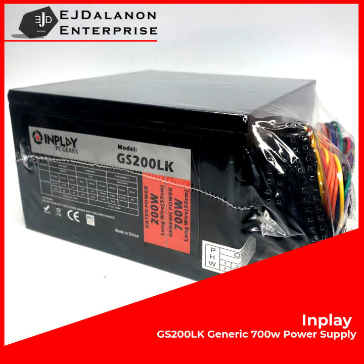 Inplay GS200LK 700W PSU | Genetic Power Supply | UNIT | Psu | DESKTOP ...