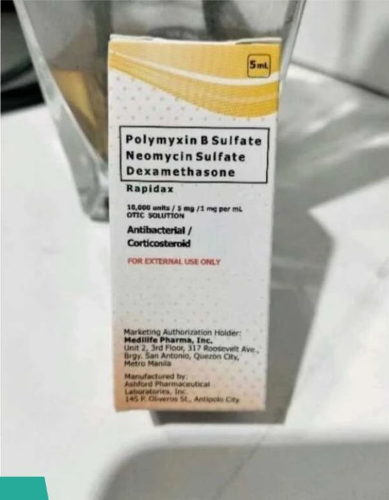 FDA Approved Ear Care Drops Otic Solution oticom 5mlperfect | Lazada PH