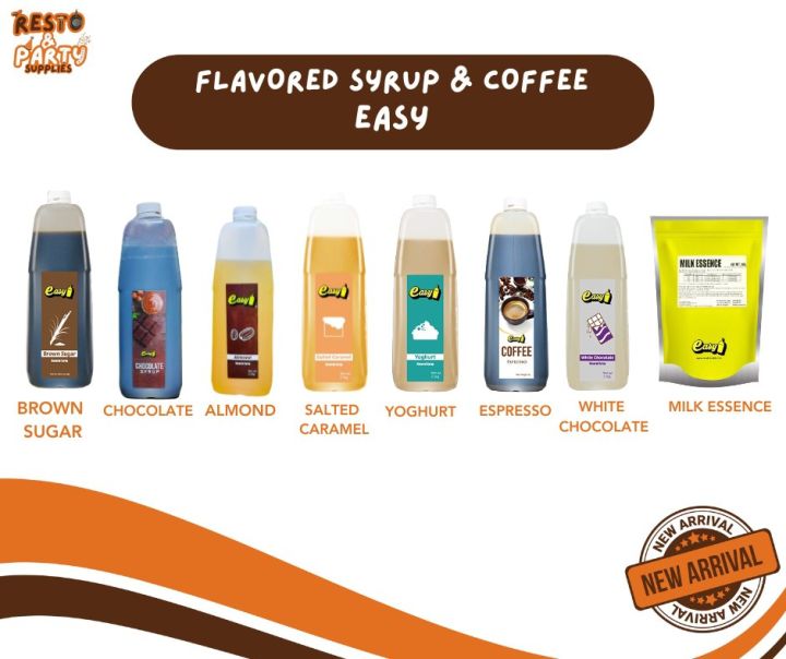 Easy Flavored Syrup- 2.5kg | Lazada PH