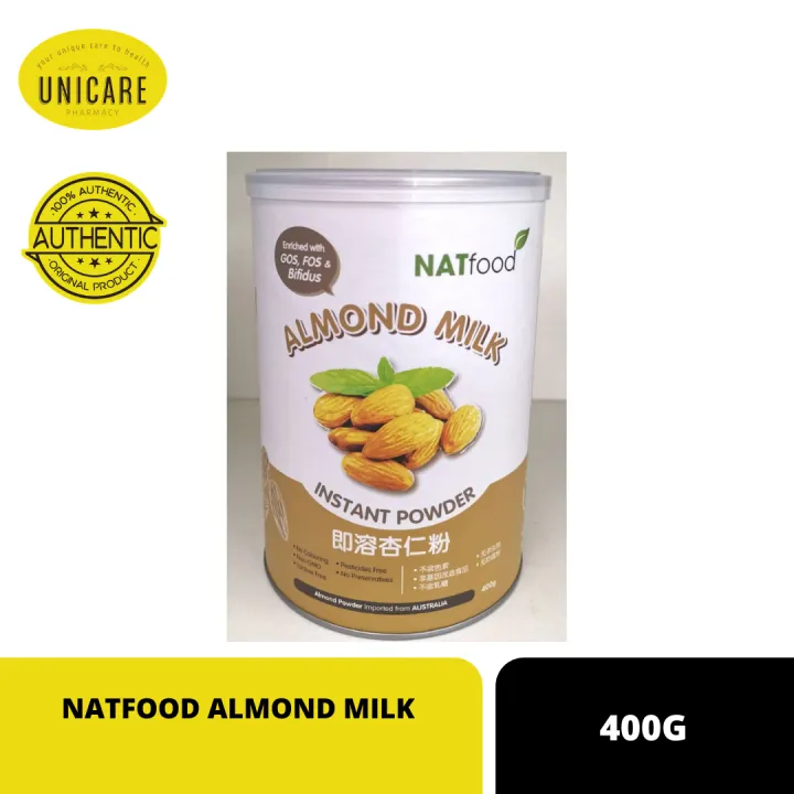 NATFOOD ALMOND MILK 400G | Lazada