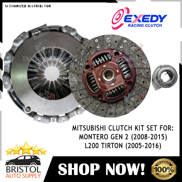 EXEDY CLUTCH KIT FOR Montero/Strada 4d56U (2008-2015)(Pressure Plate ...
