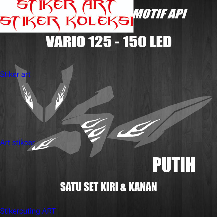 Striping Vario Led Cutting Motif Api Striping Hotwheel Style ( Vario ...