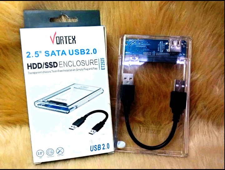 Vortex HDD/SSD Enclosure 2.5" SATA USB3.0 (ET-2525) | Lazada PH