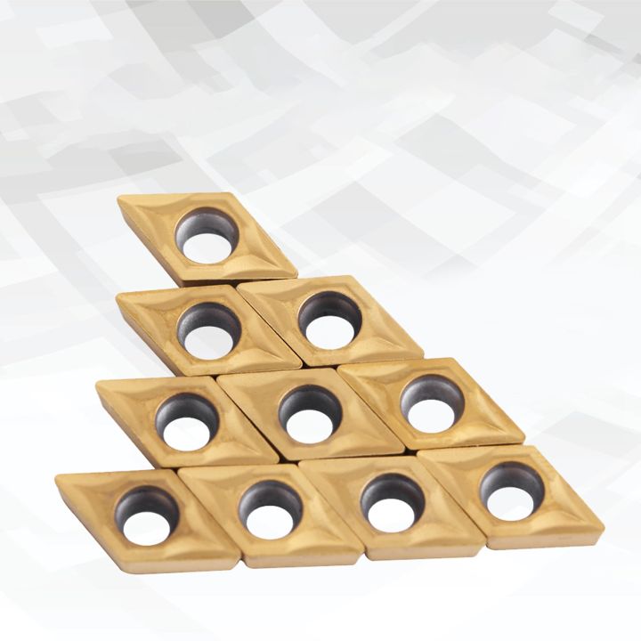 10pcs Diamond Shape CNC Carbide Insert Cutter Indexable Lathe Milling ...