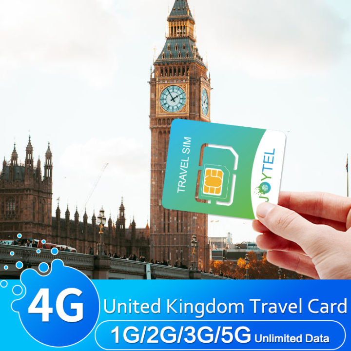 Three UK SIM card with 4G high-speed traffic, mobile network card for European countries ...