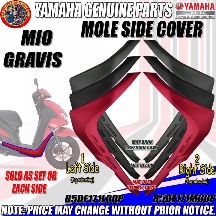 MIO GRAVIS MOLE SIDE COVER (YGP) (Genuine: Right- B5D-F171M-00 / Left ...