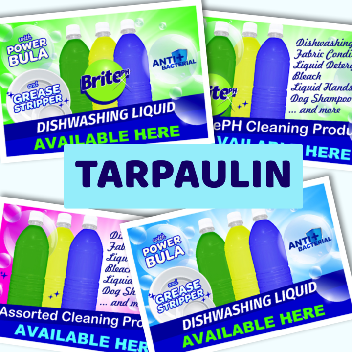 Tarpaulin for Dishwashing Liquid Store (Generic or BritePH Branded ...