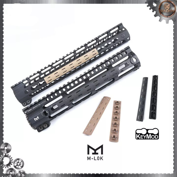 5pcs lot 14*1.6cm BCM MLOK Keymod Rail Cover Kit Air soft Handguard ...
