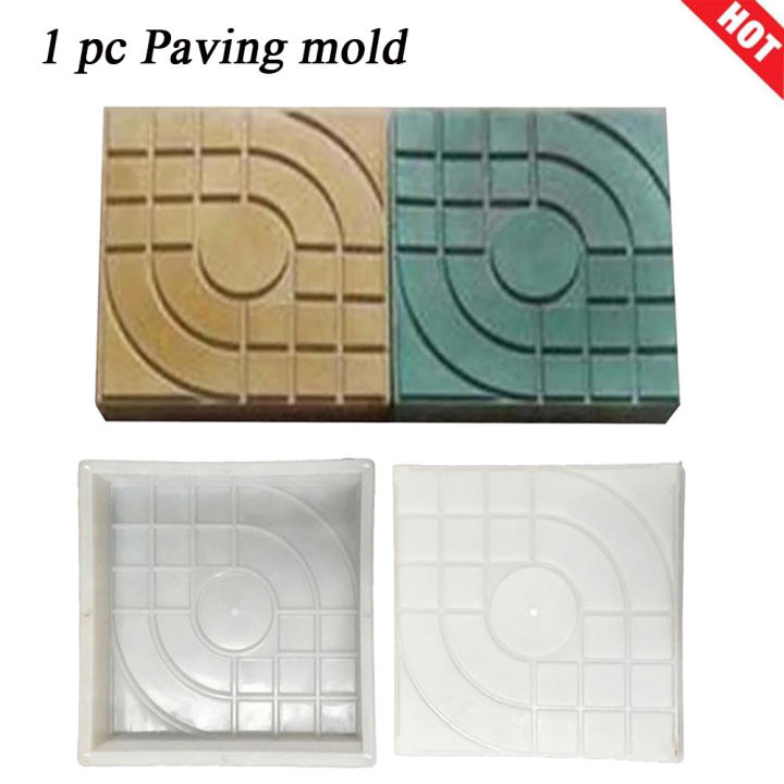 【2021 New】Garden Path Concrete Plastic Brick Mold Paving Pavement ...