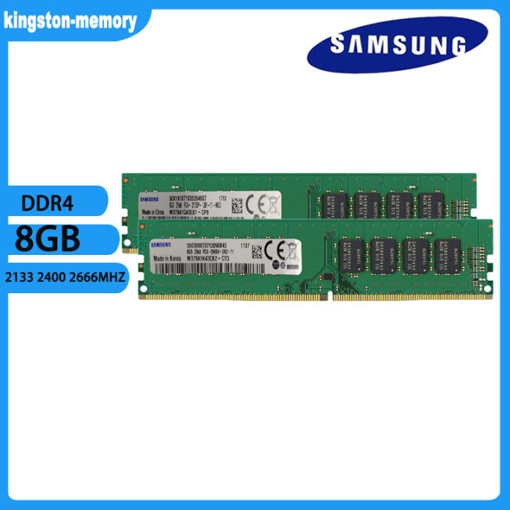 [100% test ] RAM Samsung DDR4 8GB 2133MHz 2400MHz 2666MHz for Desktop ...