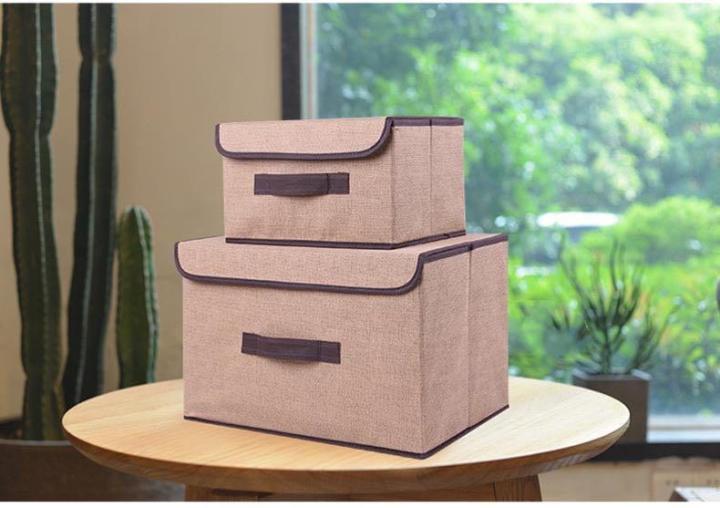2 in 1 Foldable Storage Box Organizer by JUST4U | Lazada PH