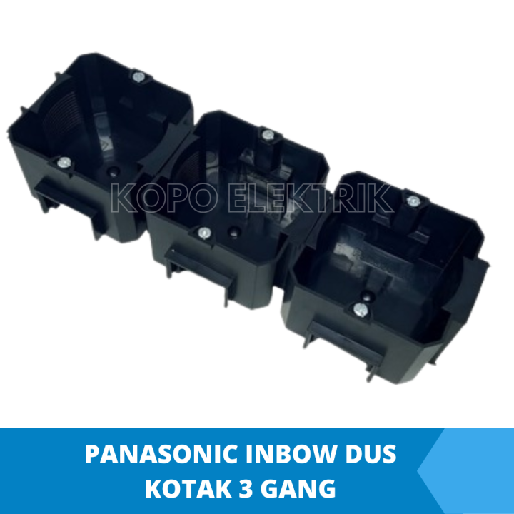 INBOW Dus untuk pasangan Saklar / Stopkontak 3 gang | Lazada Indonesia