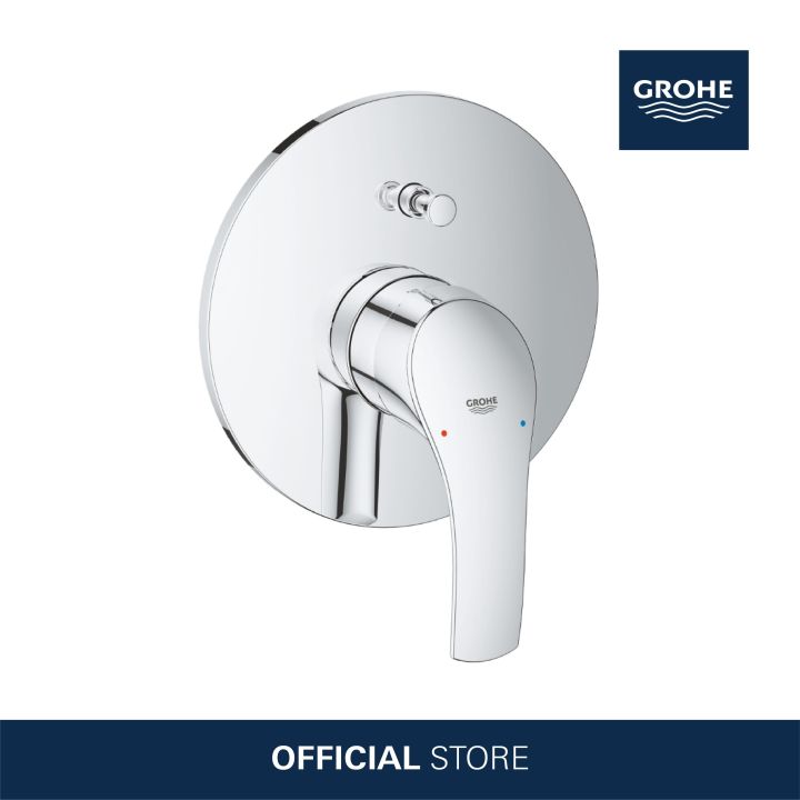 GROHE EUROSMART SINGLE-LEVER BATH/ SHOWER MIXER WITH 2-WAY DIVERTER ...