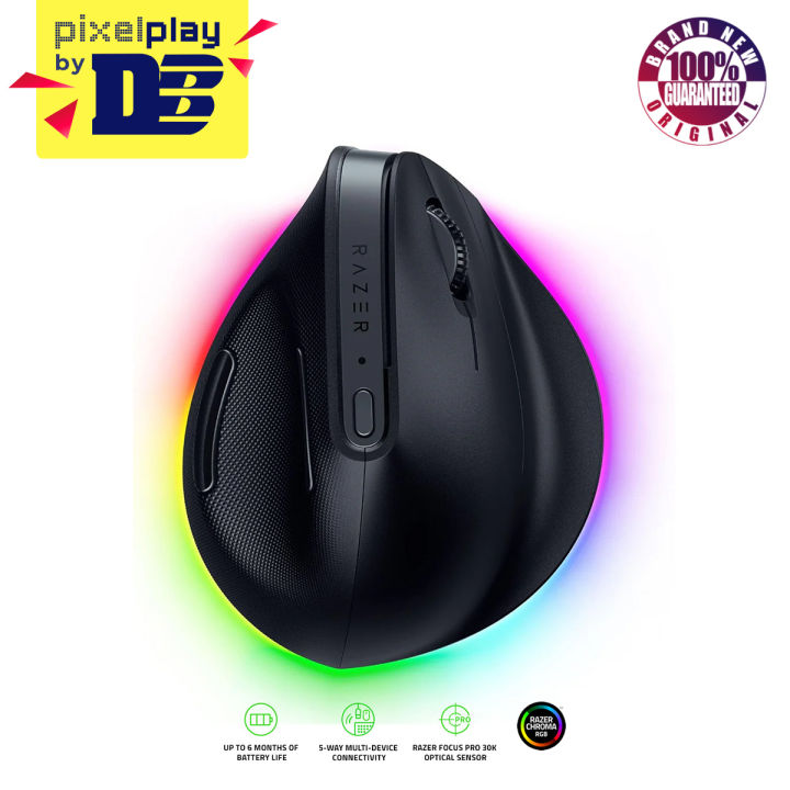 Razer Pro Click V2 Ergonomic Wireless Productivity Mouse (Vertical ...