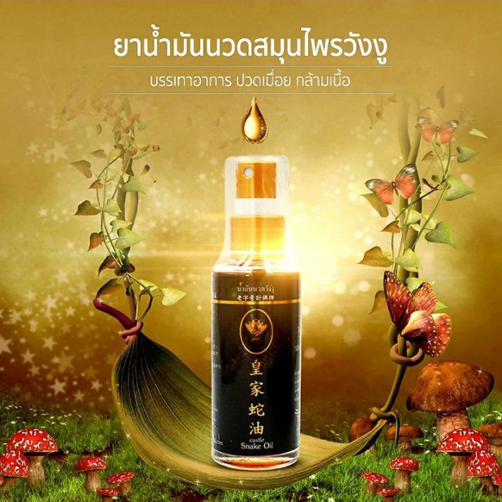 สเปร์ยน้ำมัน นวดเมื่อปวดเมื่อย ตรา วังงู 1ขวด 50 ml | Lazada.co.th