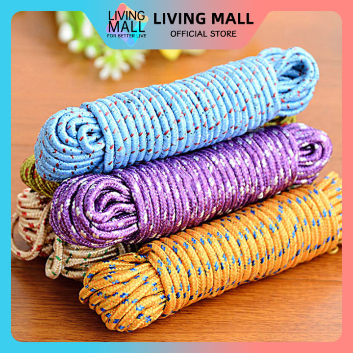 Tali Nilon 10 Meter / Tali Jemuran Baju Bahan Nylon / Tali Tambang ...