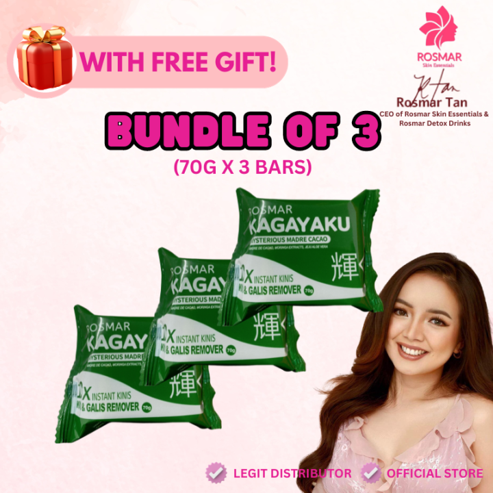 RBD AUTHENTIC Rosmar Kagayaku Madre de Cacao Soap 10x Instant Kinis ...