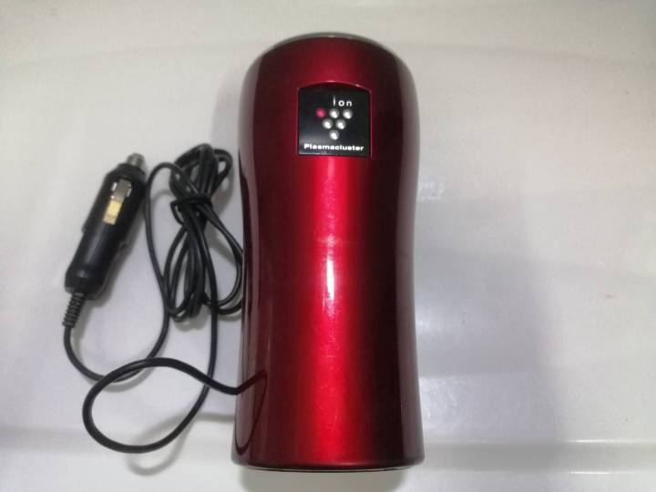 เครื่องฟอกอากาศในรถยนต์ Sharp รุ่น IG-DC2B-R ผลิดปี58 มือสองสภาพสวยของแท้ศูนย์สามารถทำลายเชื้อ ...