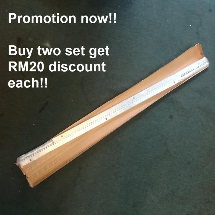 SET OF SLIDING AUTO GATE MOTOR GEAR RACK (4 X 1 METER GEAR RACK) | Lazada