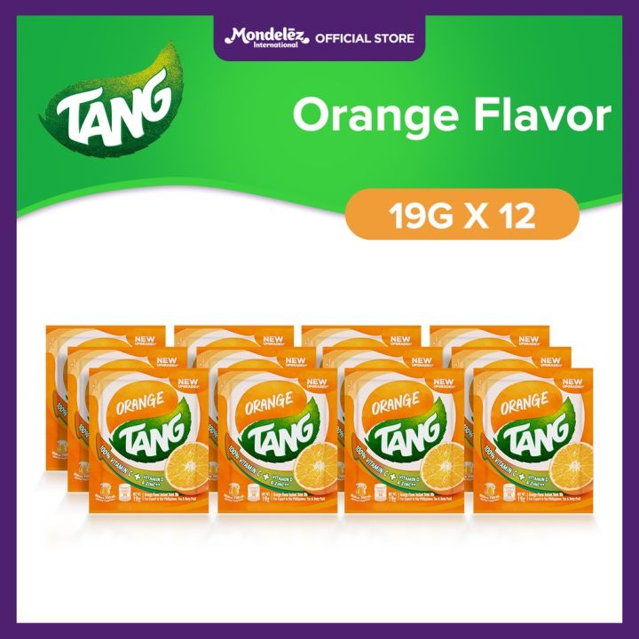 Tang Instant Drink Mix - Orange Flavor 19g (Set of 12) | Lazada PH
