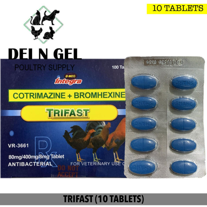 TRIFAST TABLET FOR GAMEFOWL (10 TABLETS) | Lazada PH